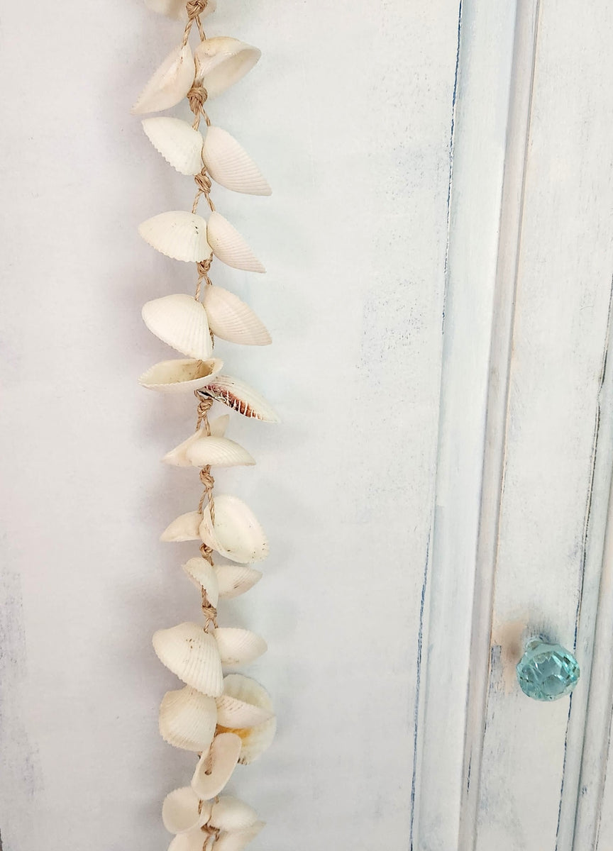 Beach Decor Shell Starfish Garland, Coastal Christmas or Beach Wedding ...